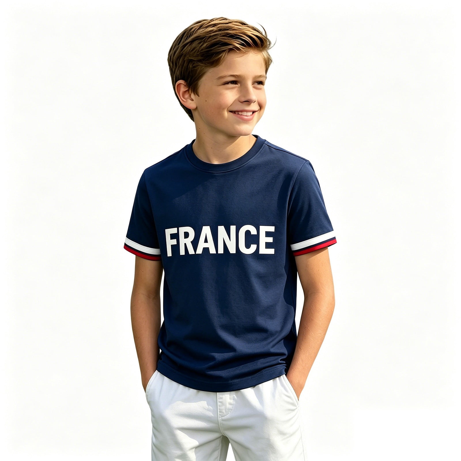 Boys International Football Shirts Children's Fashionable Casual Letter ...
