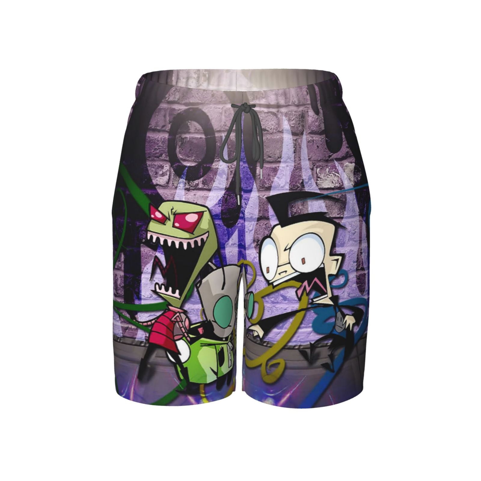 Boys Inva-Der Monster Z1m Gir Swim Trunks With Mesh Liner Kids Cartoon ...