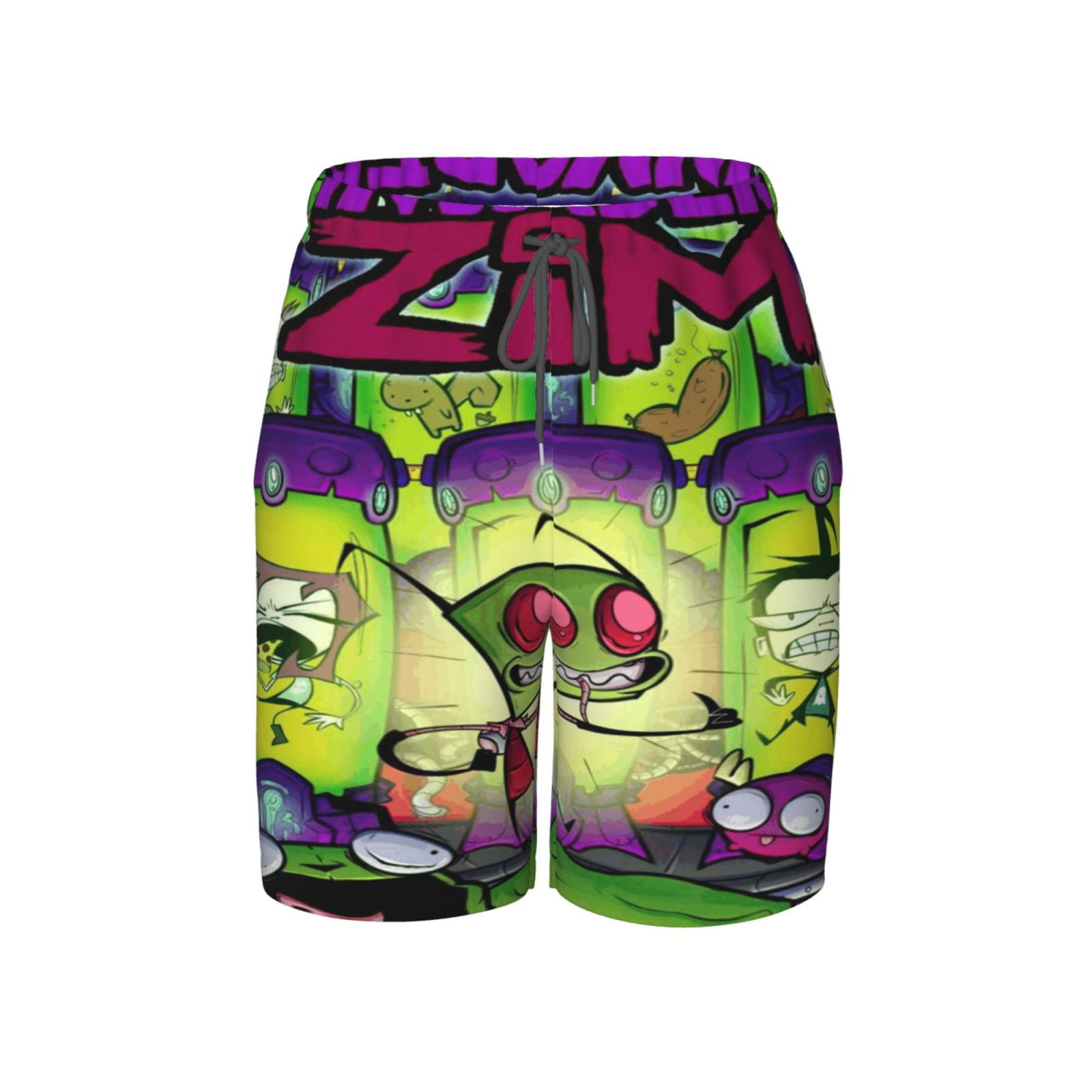 Boys Inva-Der Monster Z1m Gir Swim Trunks With Mesh Liner Kids Cartoon ...
