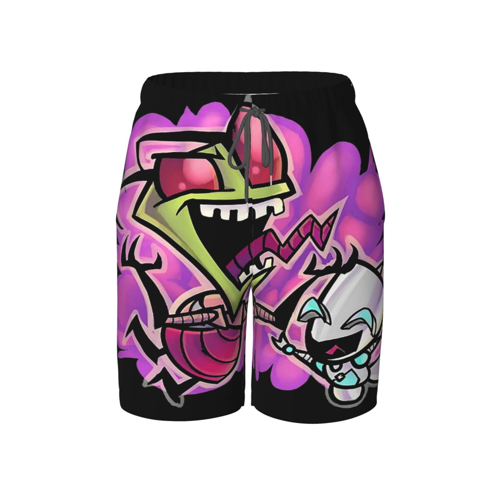 Boys Inva-Der Monster Z1m Gir Swim Trunks With Mesh Liner Kids Cartoon ...