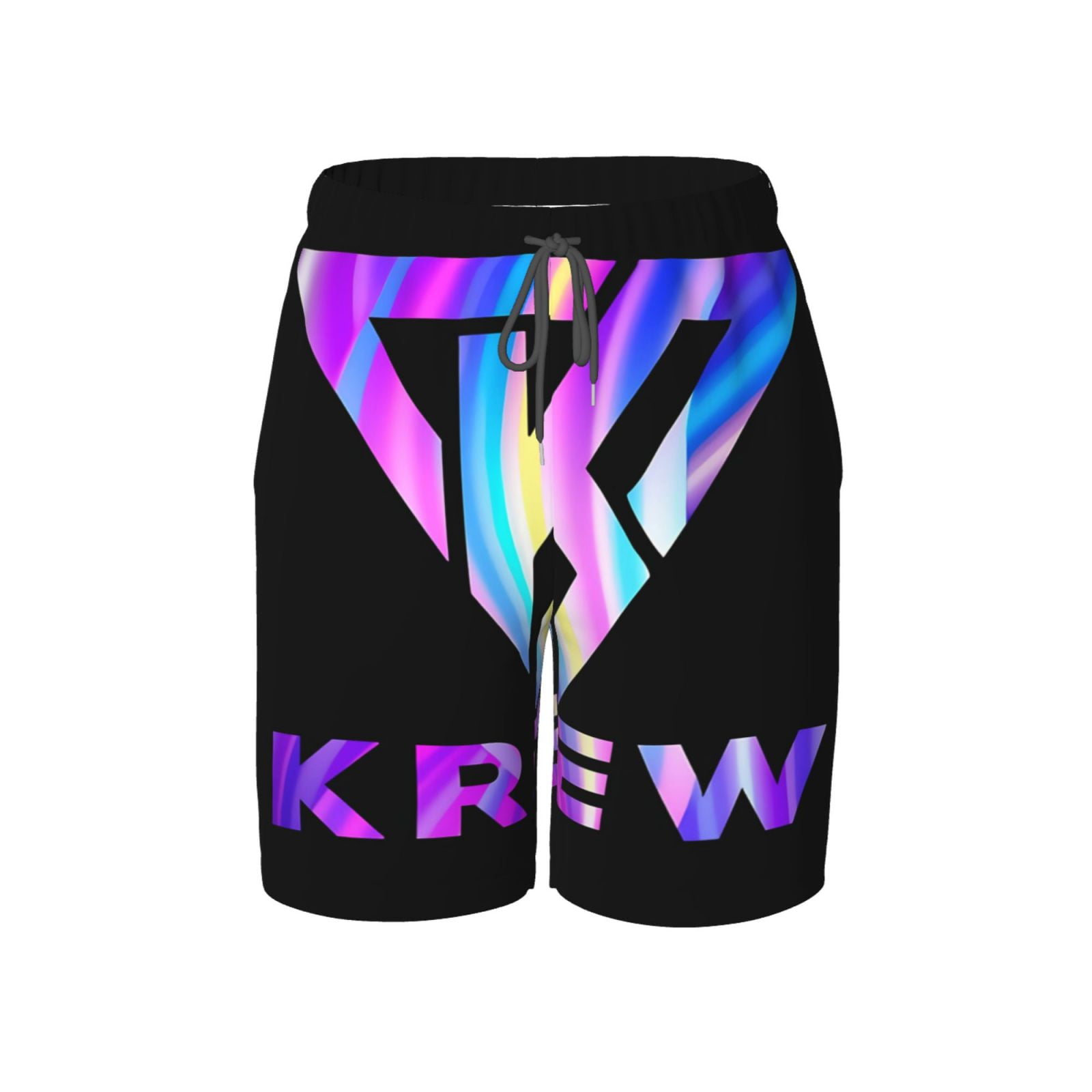 Boys Itsfunneh Krew Swim Trunks With Mesh Liner Kids Cartoon Quick Dry ...