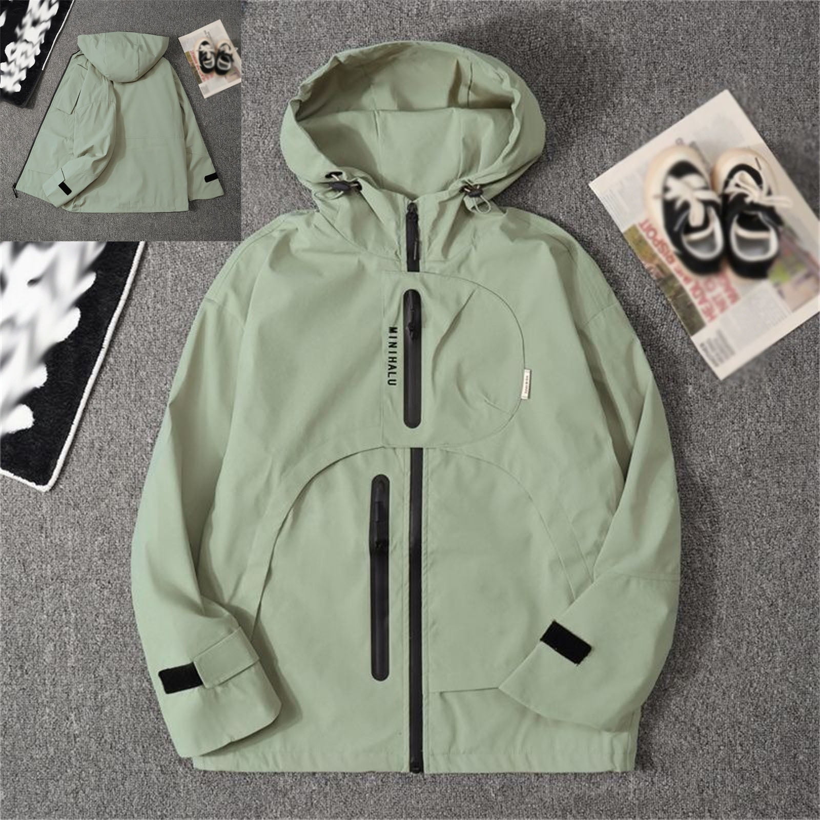 Boys Jacket Girls Windbreaker Jacket Zip Hoodie Light Jacket for Girls ...