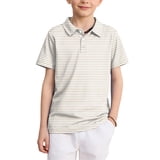 Boys Jersey Polo Shirt Short Sleeve Performance Print Shirts for Boys ...