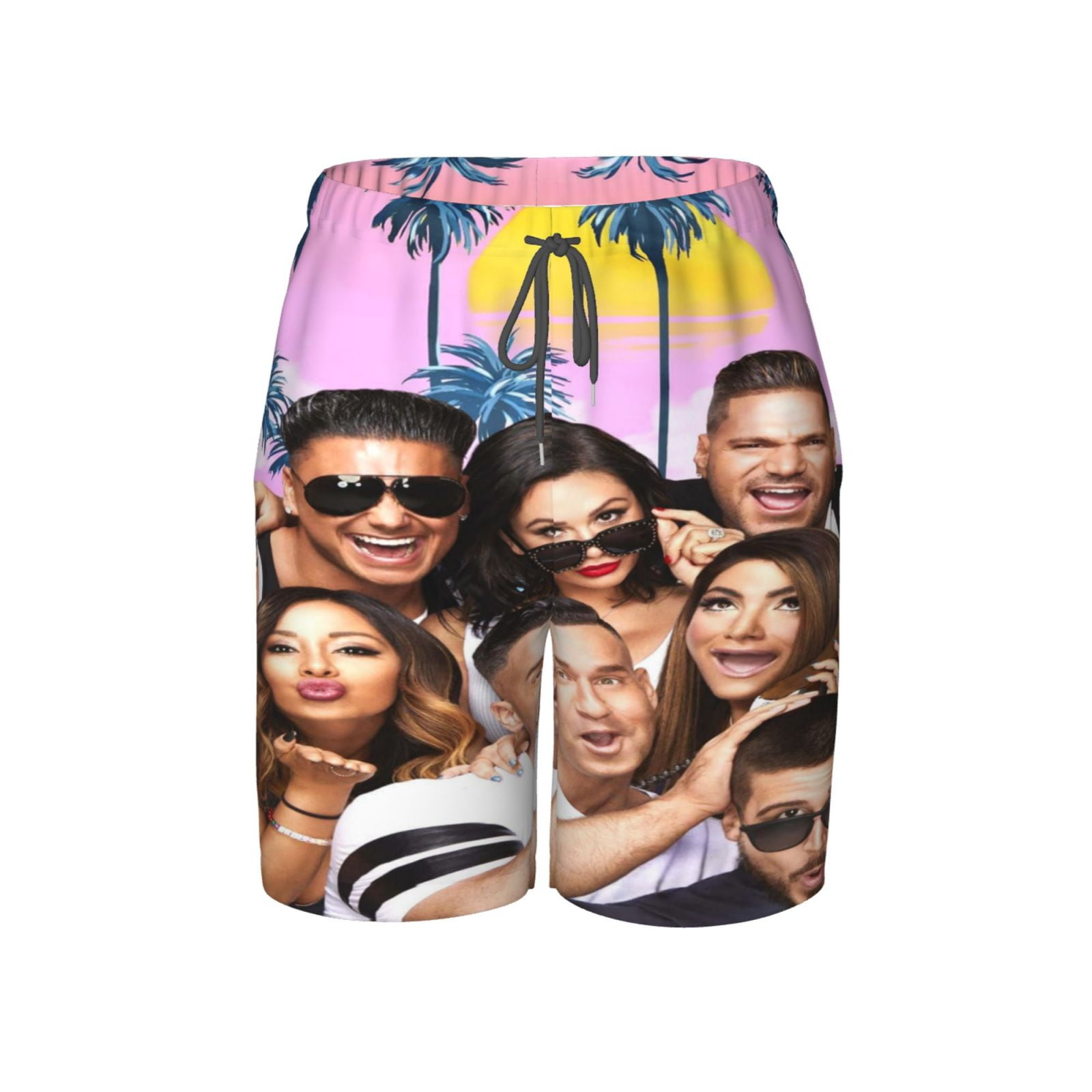 Boys Jersey Sh-0re Swim Trunks With Mesh Liner Kids Cartoon Quick Dry ...