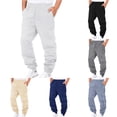 Boys Jogger Pants Solid Color Elastic Casual Sweatpants for Kids Soft ...