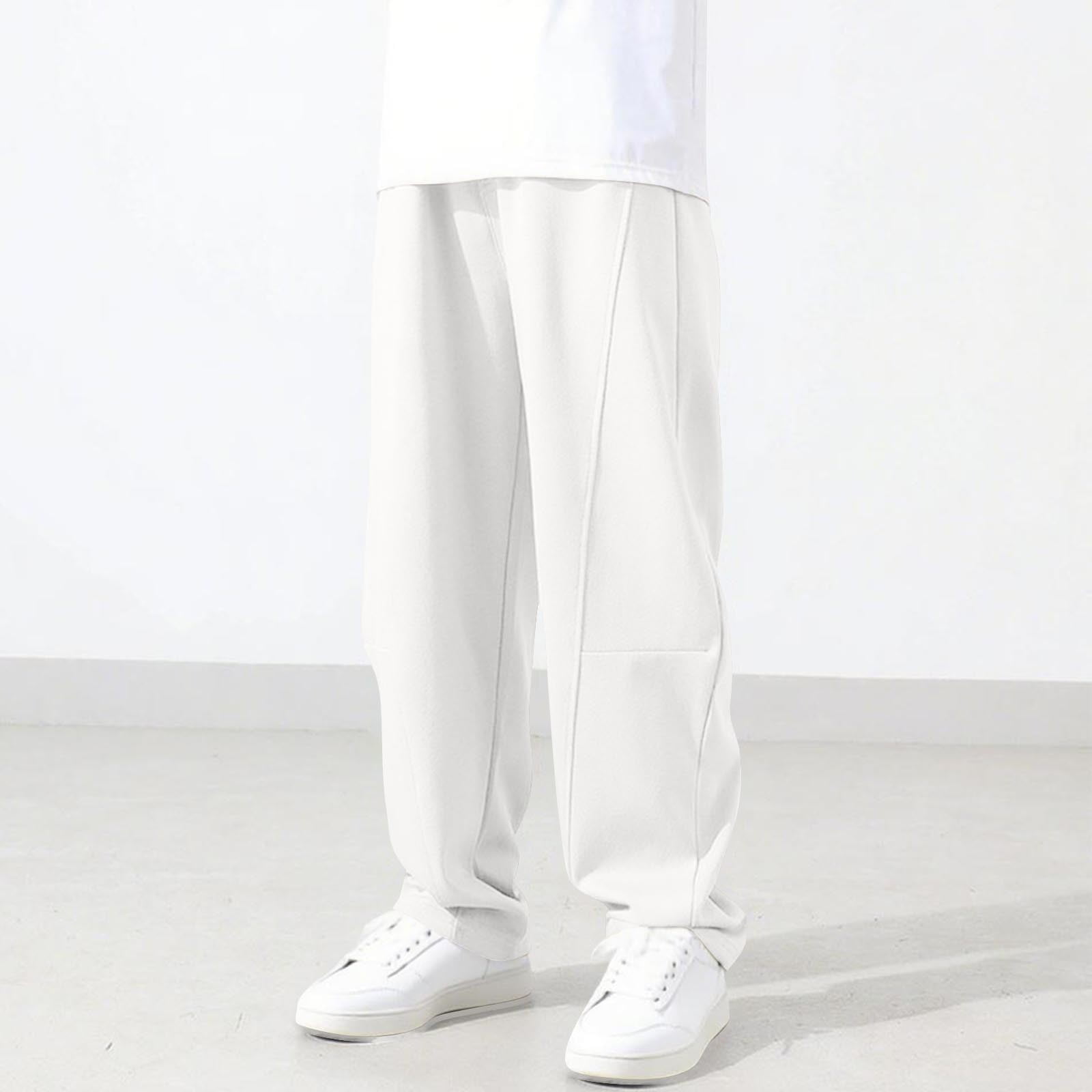 Boys Joggers Straight Elastic Waisted Seams Loose Sweatpants with ...