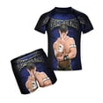 Boys John Wrestler Cena Rash Guard Set 2 Piece Swimsuits Short Sleeve ...