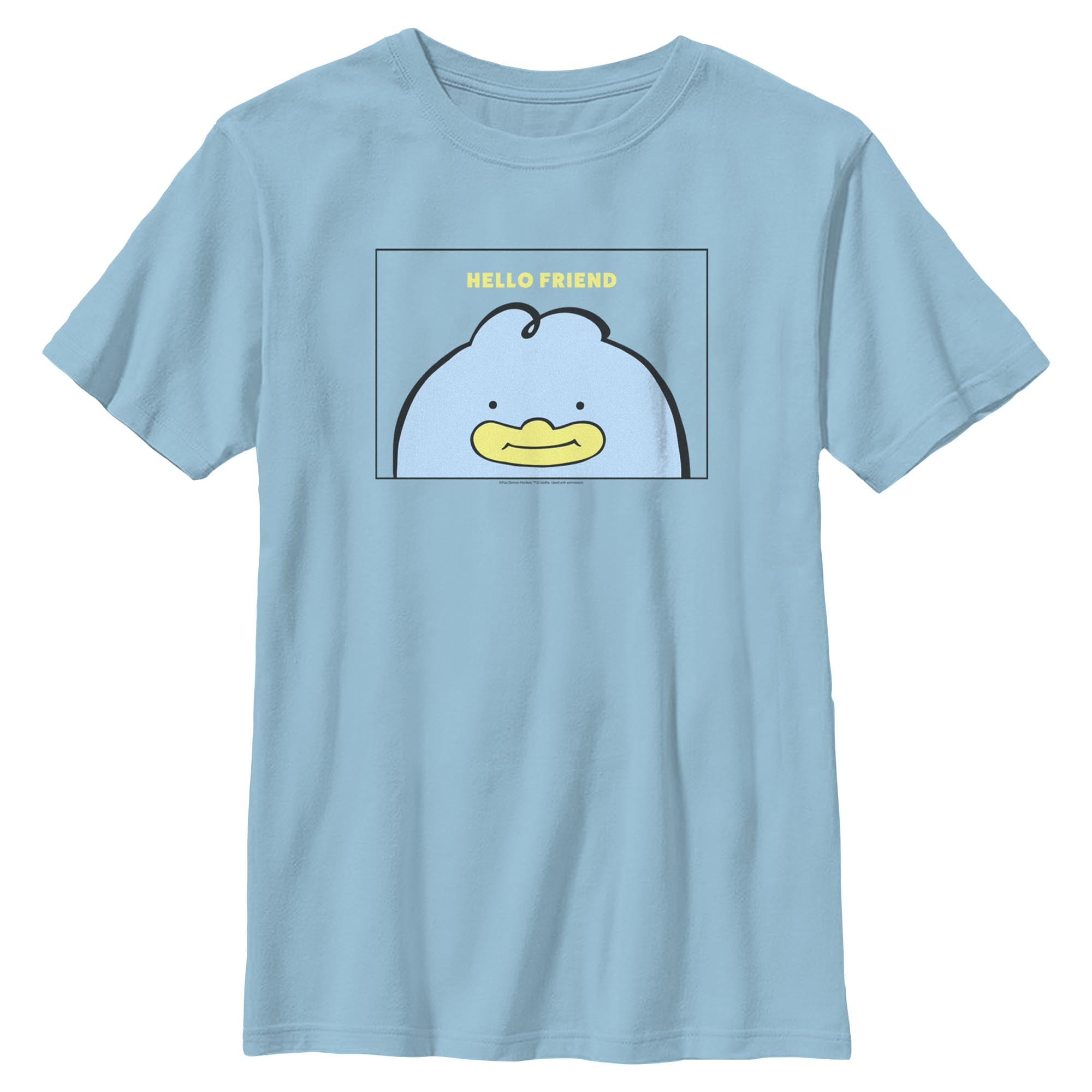 Boys KPop Demon Hunters Hello Friend Duck T Shirt - Walmart.com