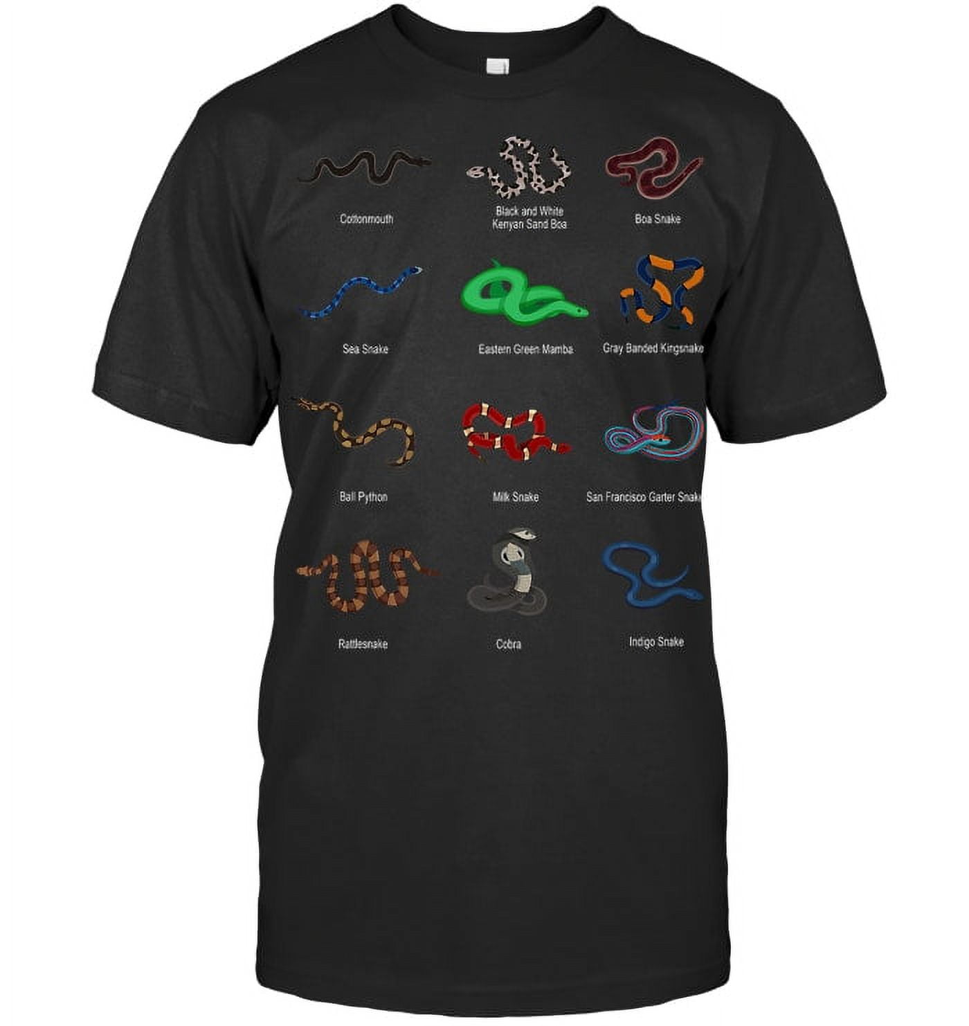 Boys Kids Girl Different Types Of Snakes Educational Serpent Snake T ...
