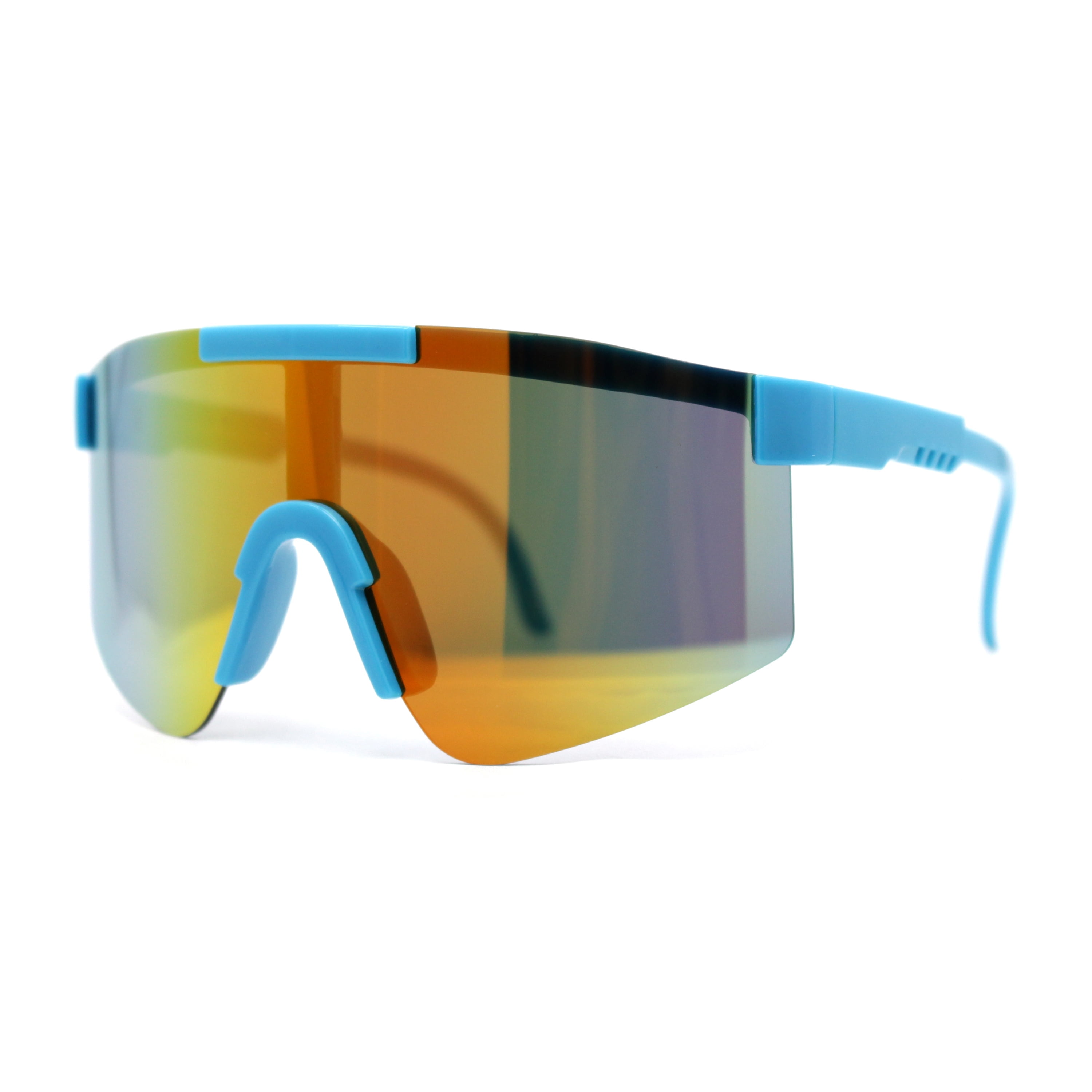 SA106 Boys Rimless Sport Sunglasses, UV400 Polycarbonate Shield Lens ...