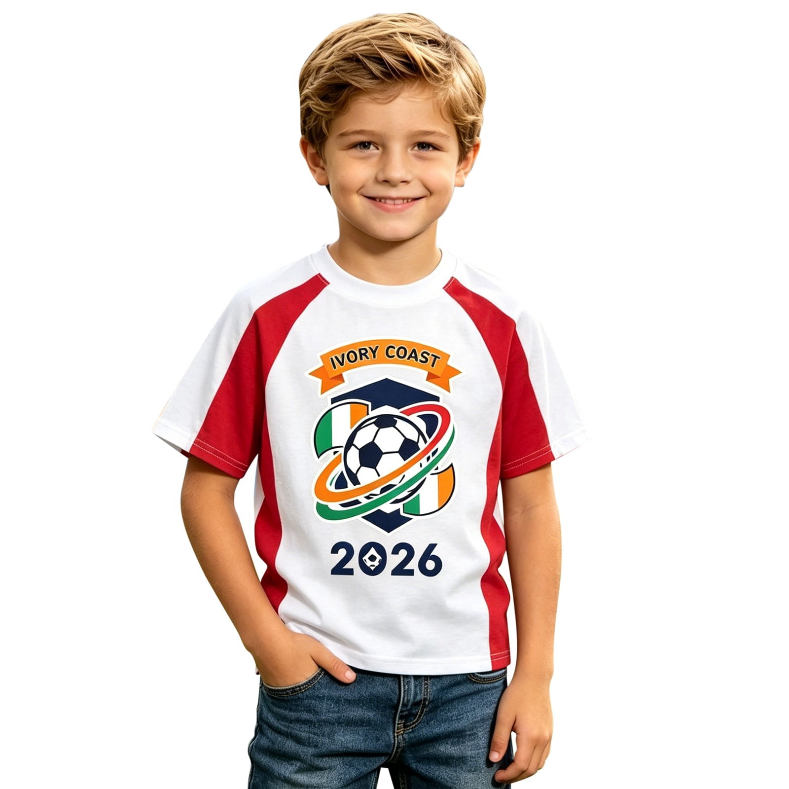 Boys Kids T Shirts Clothes Youth Letter Print Round Neck Short Sleeved ...