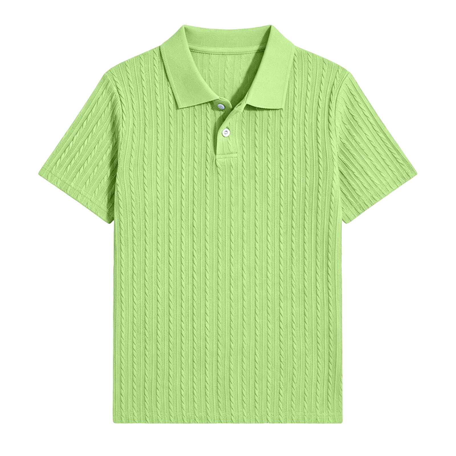 Boys Knit Short Sleeve Shirt Comfortable Casual Crewneck Tee for Kids ...