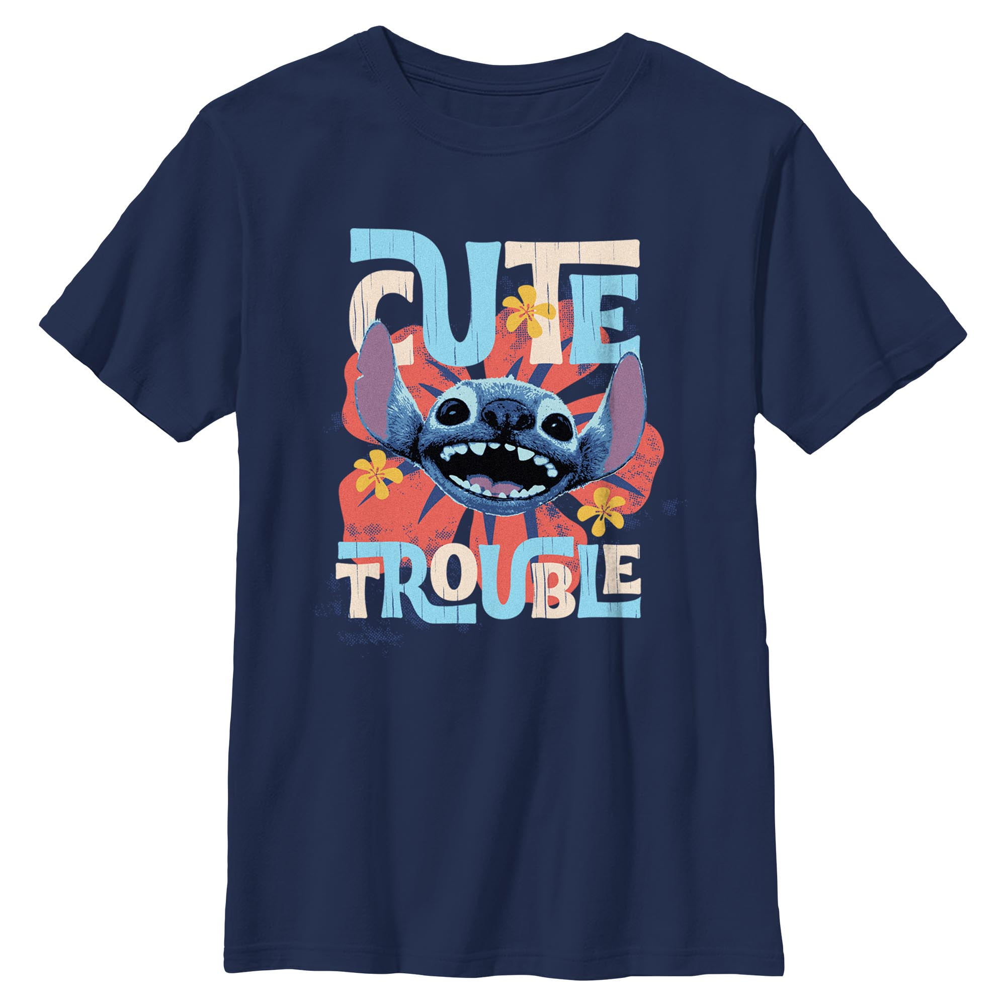 Boys Lilo & Stitch Cutest Troublemaker T Shirt - Walmart.com