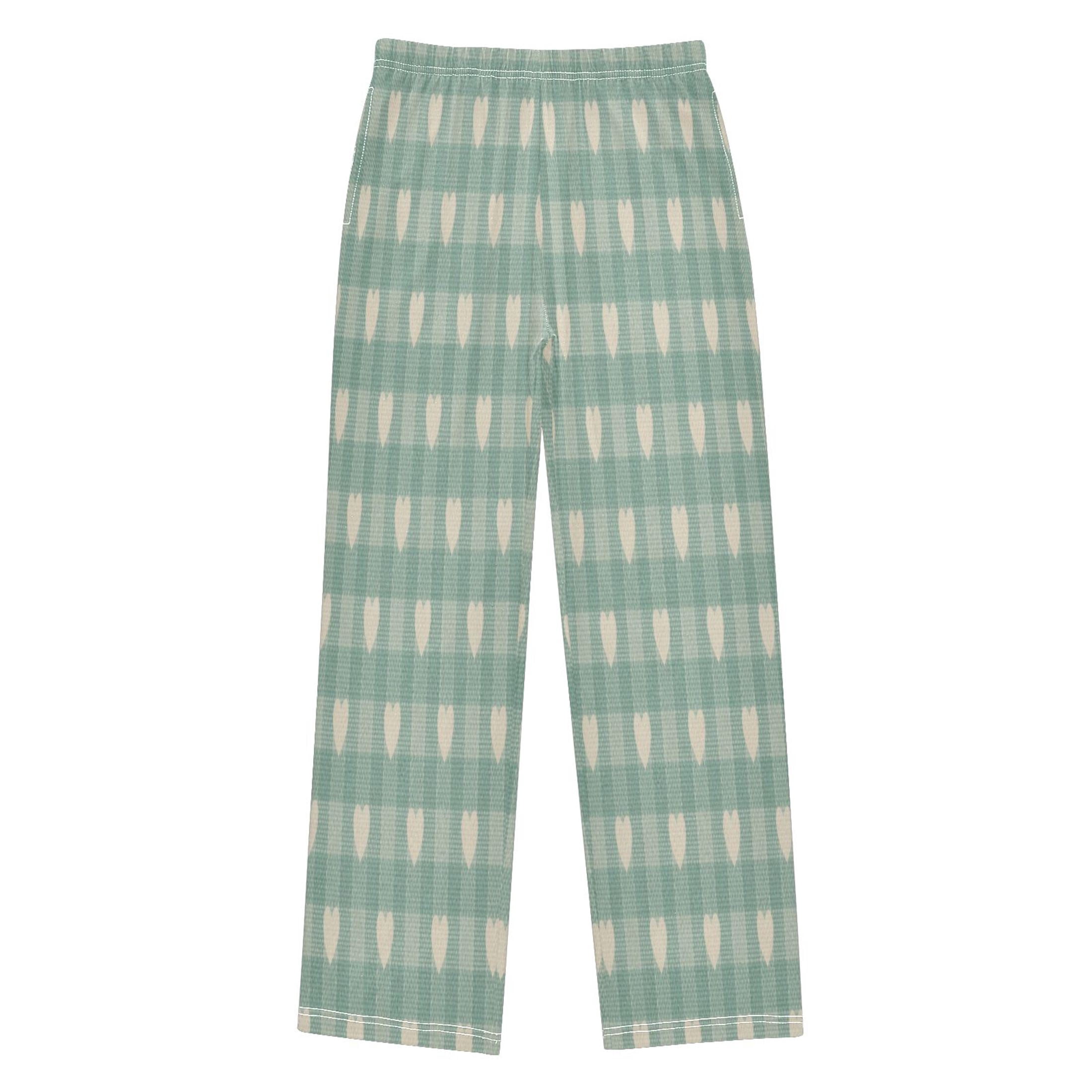 Boys Long Pajama Pants Soft Sleepwear Kids Lounge PJ Bottoms with Side ...