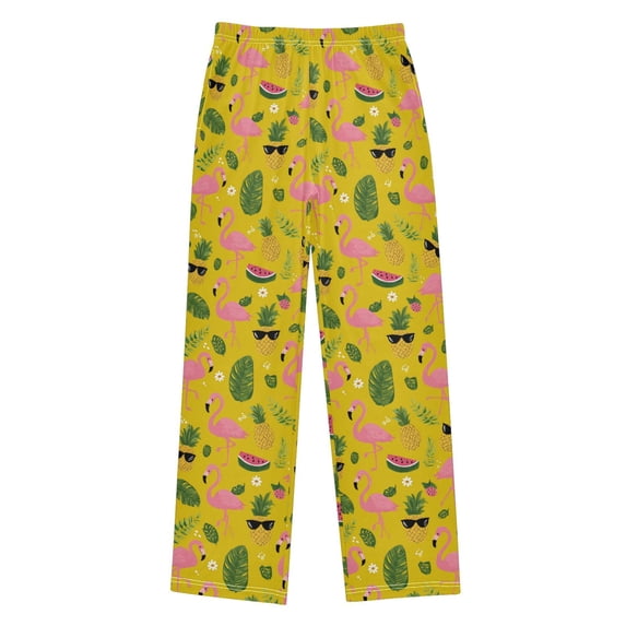 Boys Long Pajama Pants Soft Sleepwear Kids Lounge PJ Bottoms with Side ...