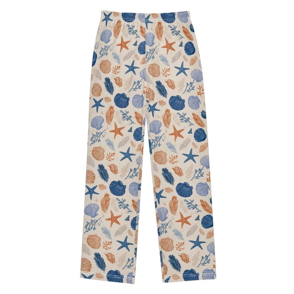 Boys Long Pajama Pants Soft Sleepwear Kids Lounge PJ Bottoms with Side ...