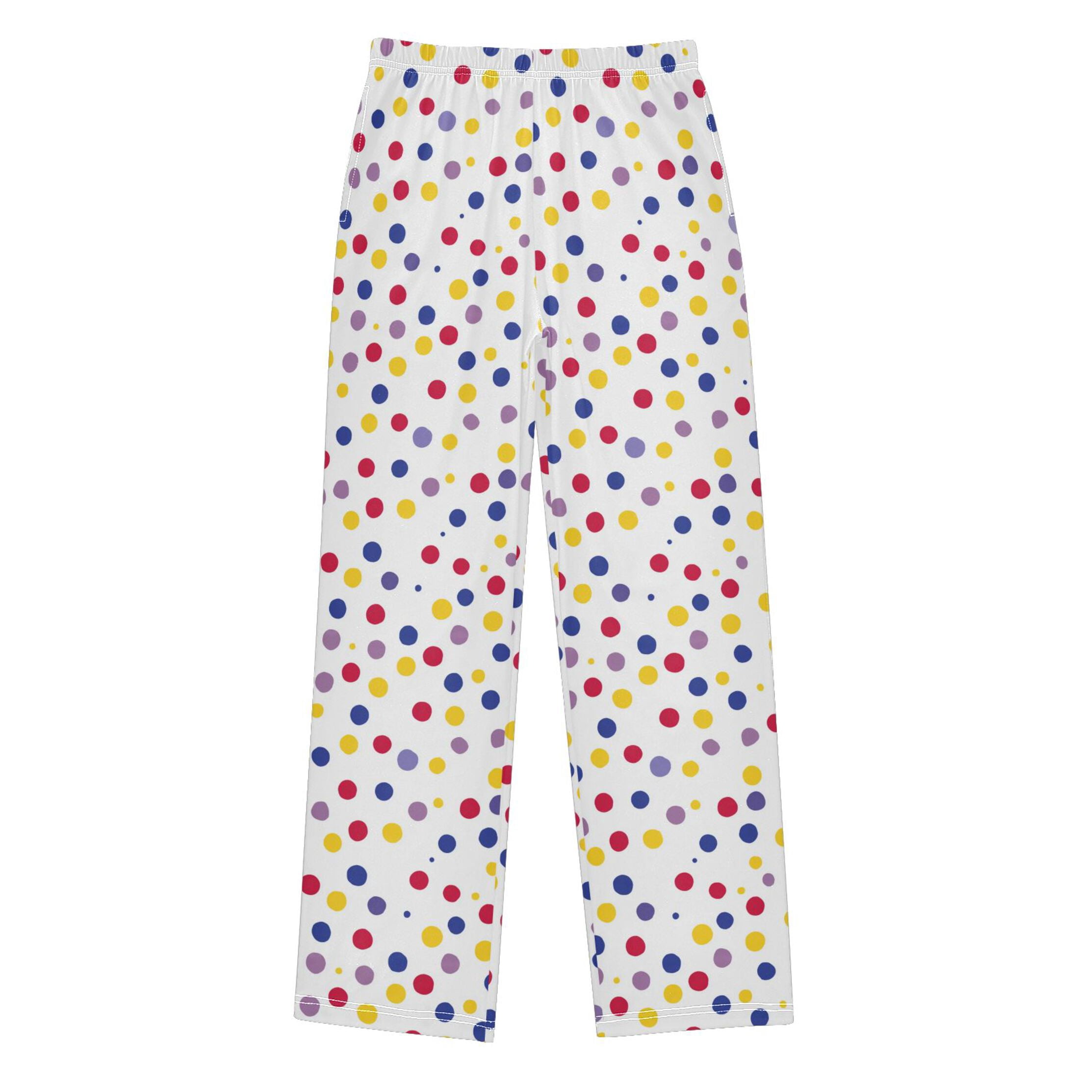 Boys Long Pajama Pants Soft Sleepwear Kids Lounge PJ Bottoms with Side ...