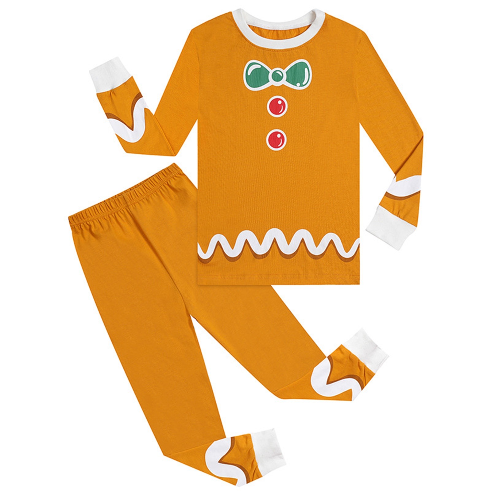 Boys Long Sleeve Pajama Set For Holiday Festivities Cozy Two-Piece ...