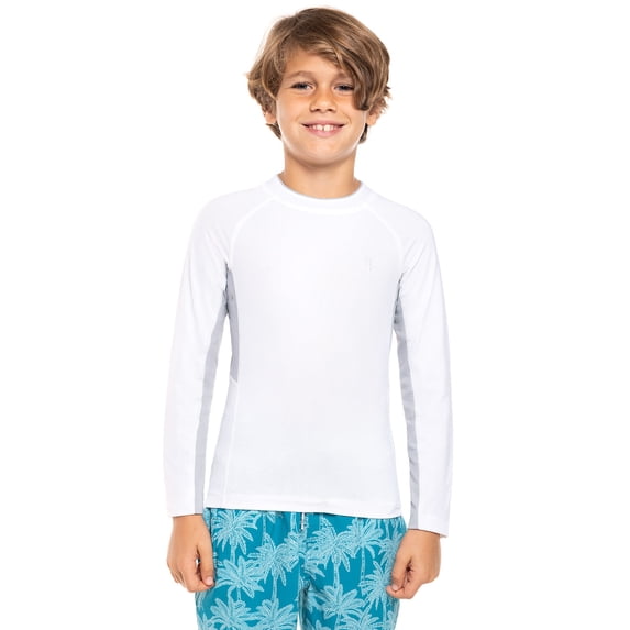 Boys' Long Sleeve Rash Guard - UPF 50+ Sun Protection - Ultimate in ...