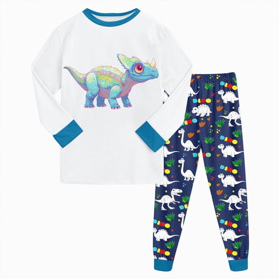 Boys Long Sleeve Top And Pants Pajama Set,Cozy 6-12 Months 12-24 Months ...