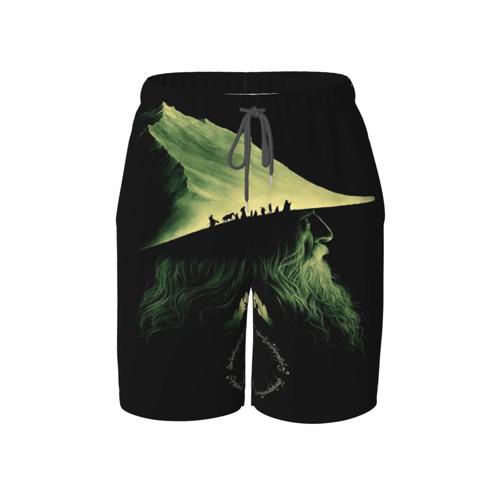 Boys Lord Of Ring2 Swim Trunks With Mesh Liner Kids Cartoon Quick Dry ...