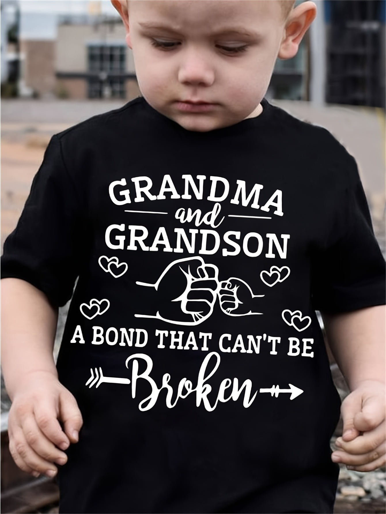 Boys' Maroon 'Grandma & Grandson ' Graphic Tee - Cute Short Sleeve ...