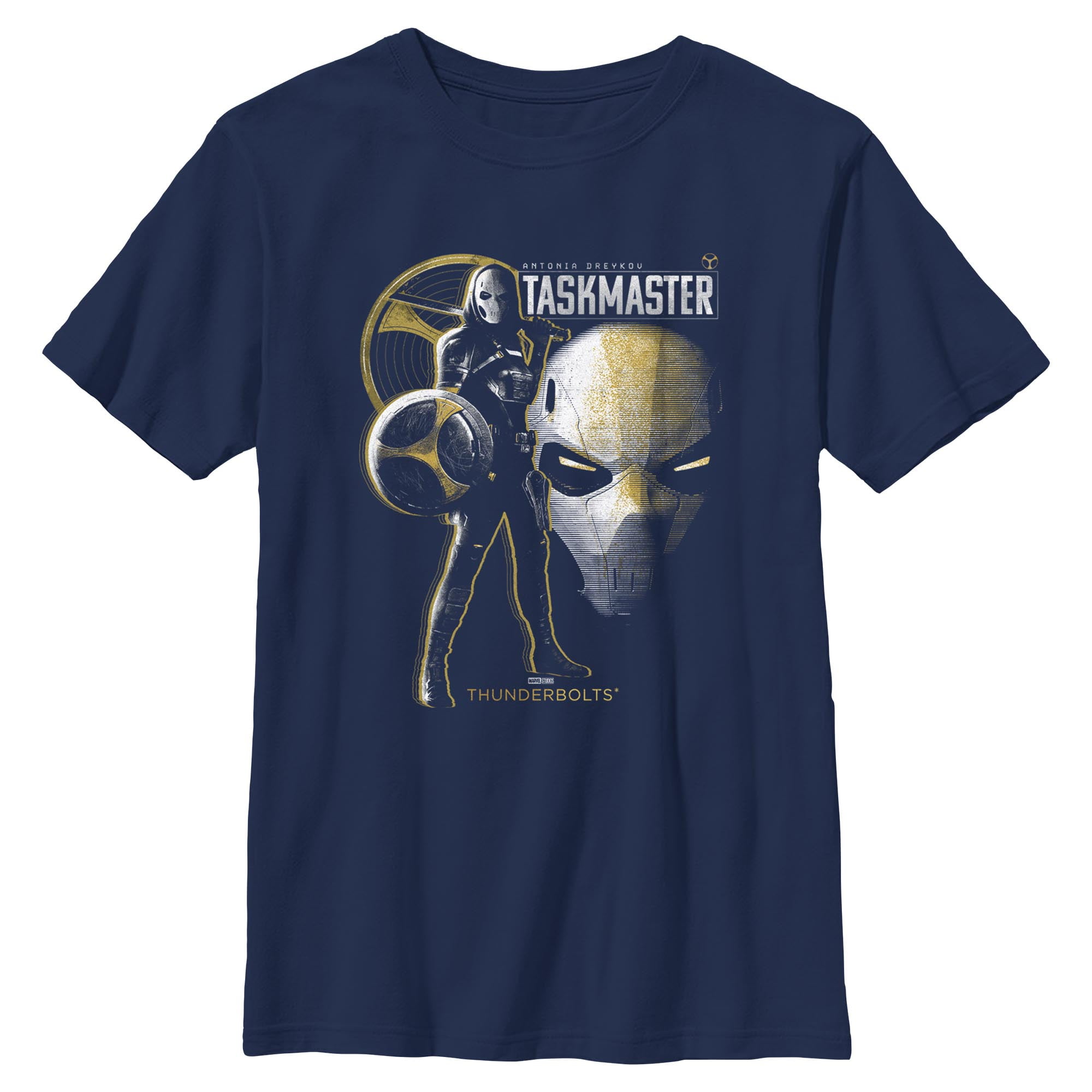 Boys Marvel: Thunderbolts Distressed Taskmaster Pose T Shirt - Walmart.com