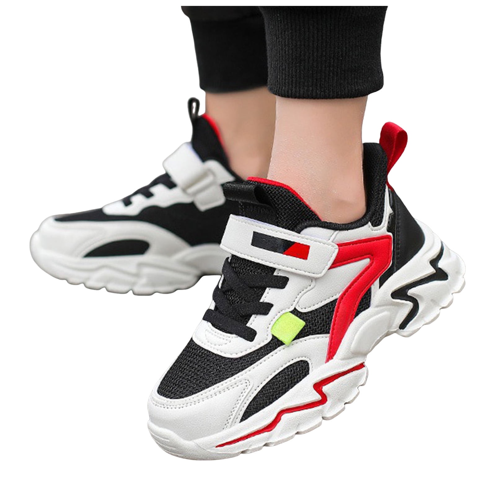 Boys Mesh Tennis Shoes Nonslip Thick Soft Sole Comfortable Casual ...