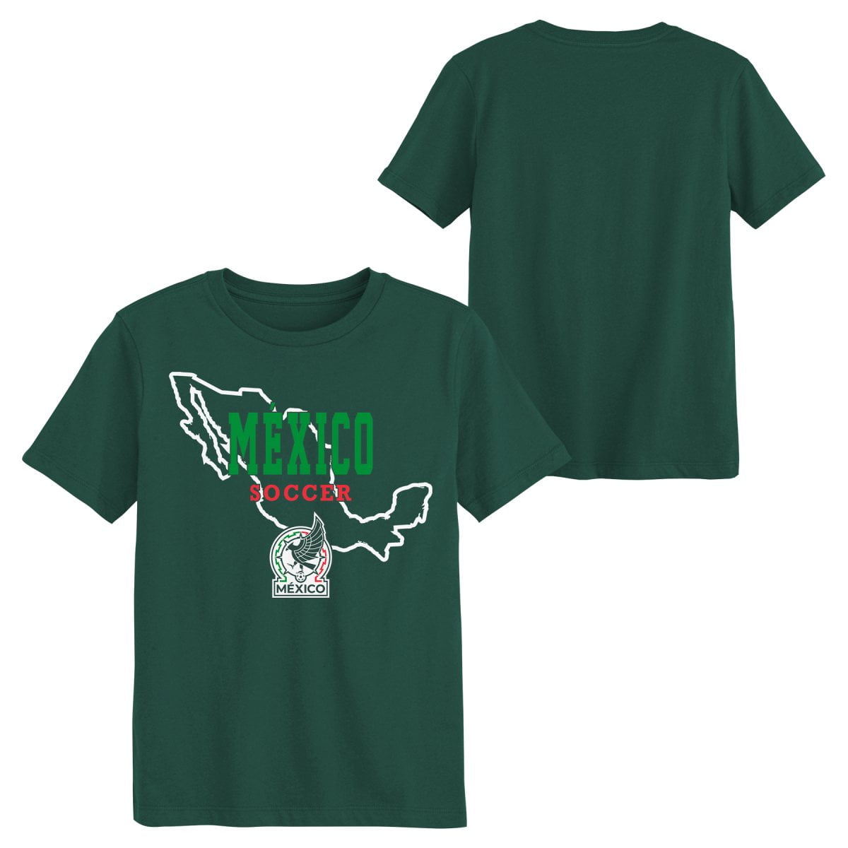 Boys Mexico Country Outline Tee XS4/5 - Walmart.com