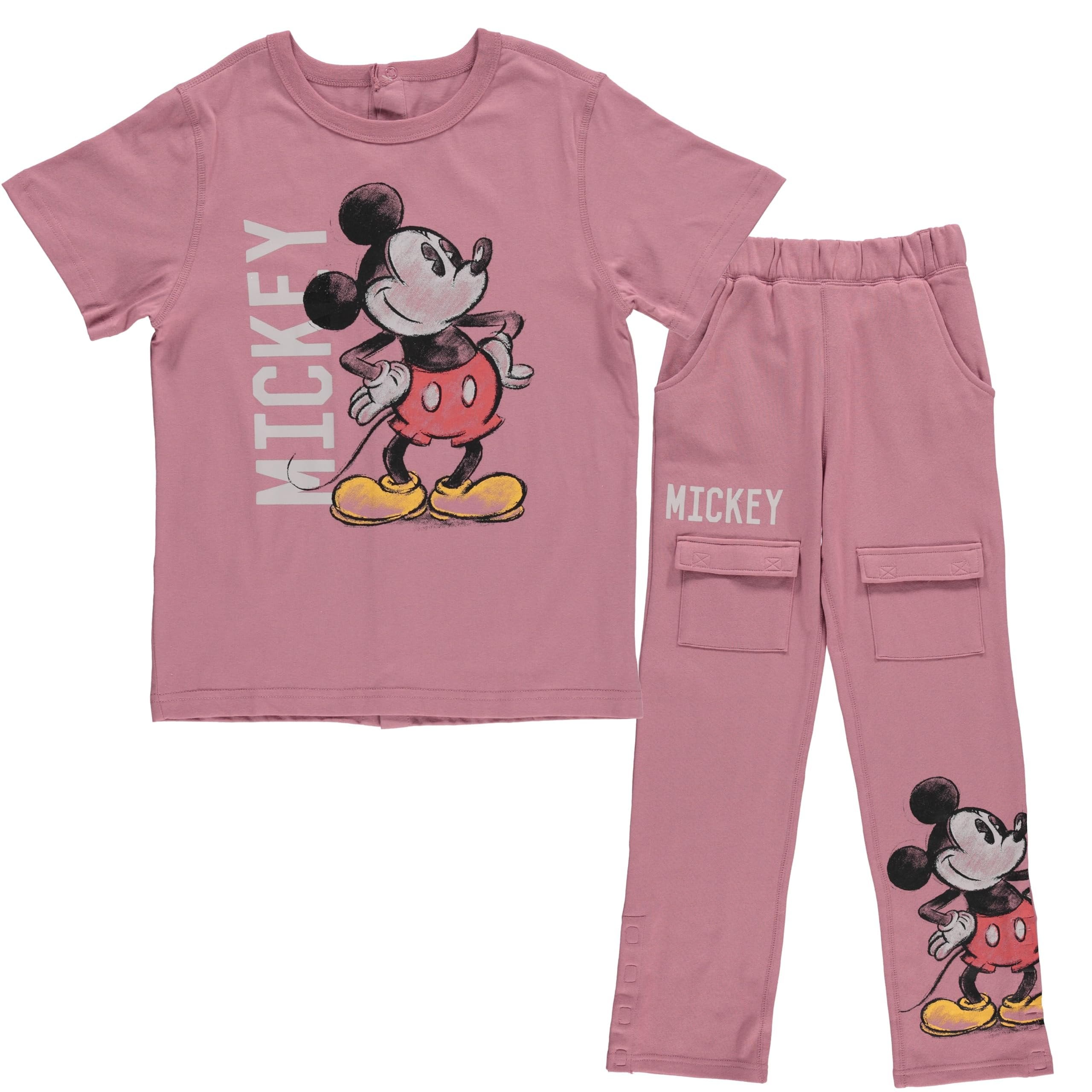 Boys Mickey Mouse Adaptive T-Shirt & Cargo Sweatpants Set, Classic ...