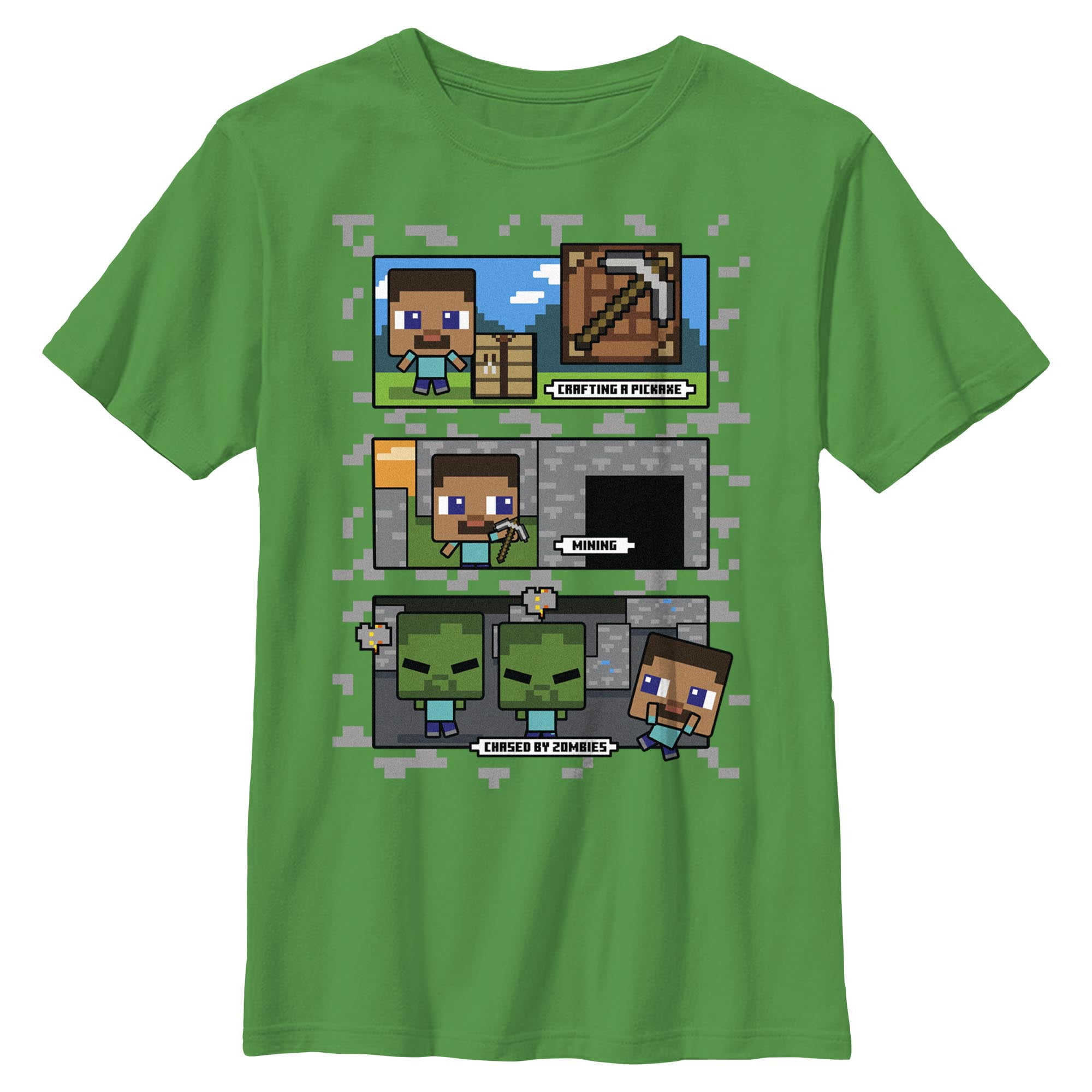 Boys Minecraft Steve Activities T Shirt - Walmart.com