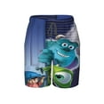 Boys Monster Inc Swim Trunks Mesh Liner Swim Shorts Quick Dry Bathing ...