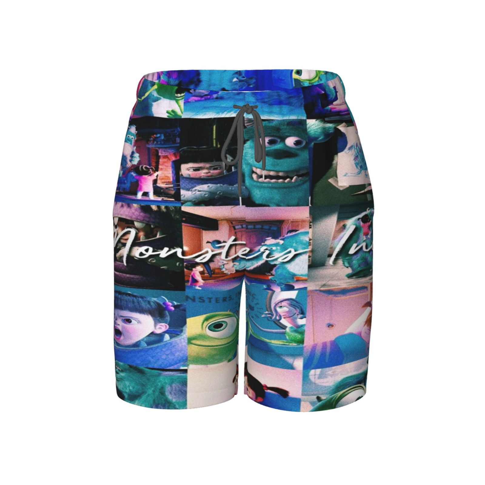 Boys Monster Inc Swim Trunks Mesh Liner Swim Shorts Quick Dry Bathing ...