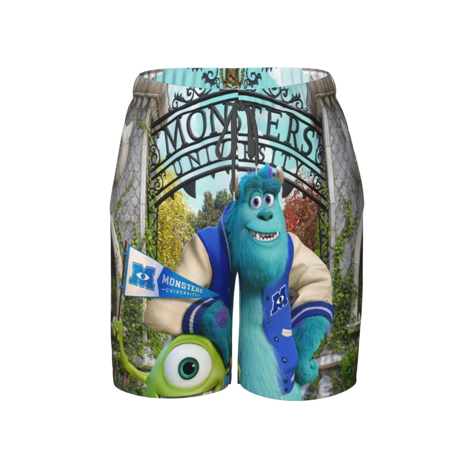 Boys Monster Inc Swim Trunks Mesh Liner Swim Shorts Quick Dry Bathing ...