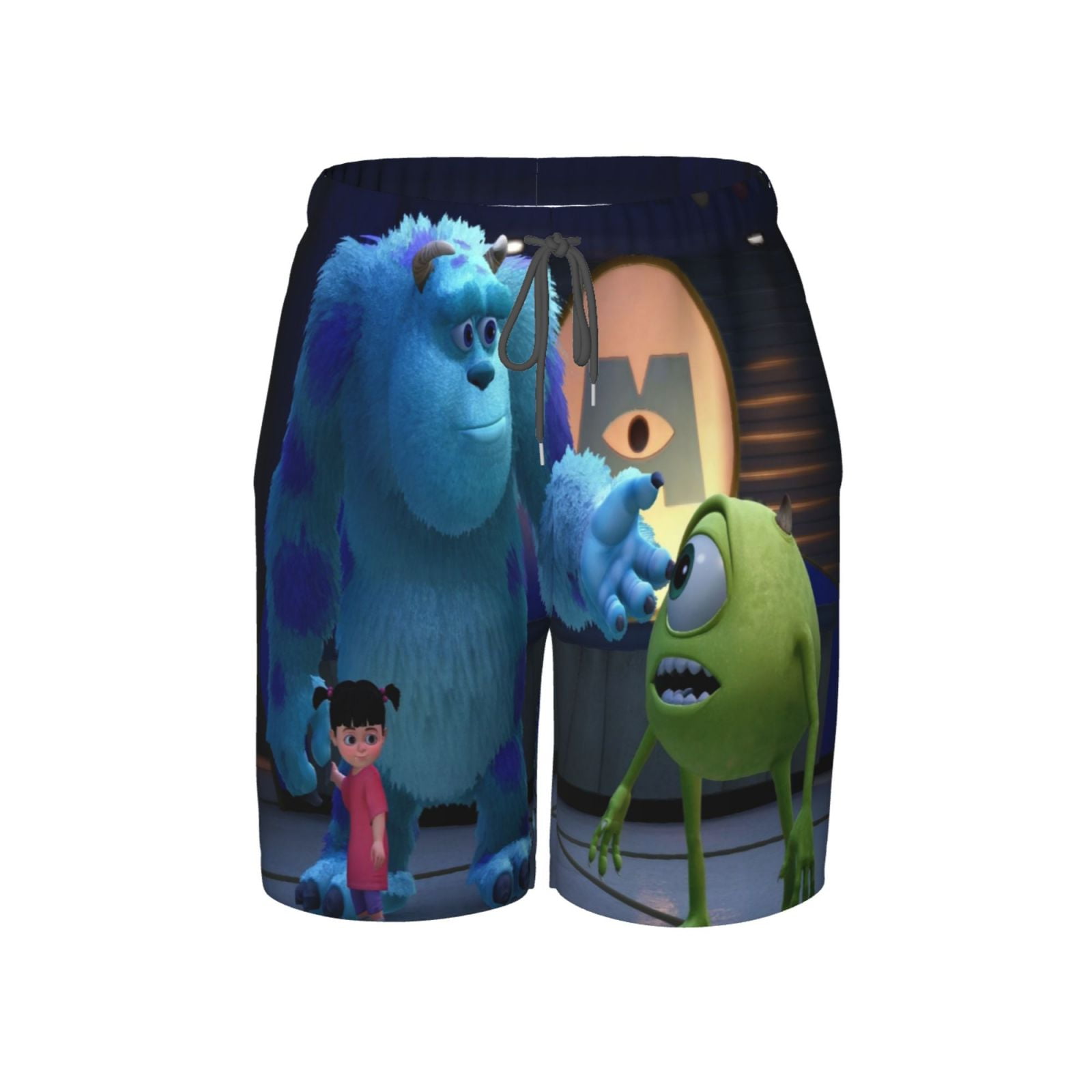 Boys Monster Inc Swim Trunks Mesh Liner Swim Shorts Quick Dry Bathing ...