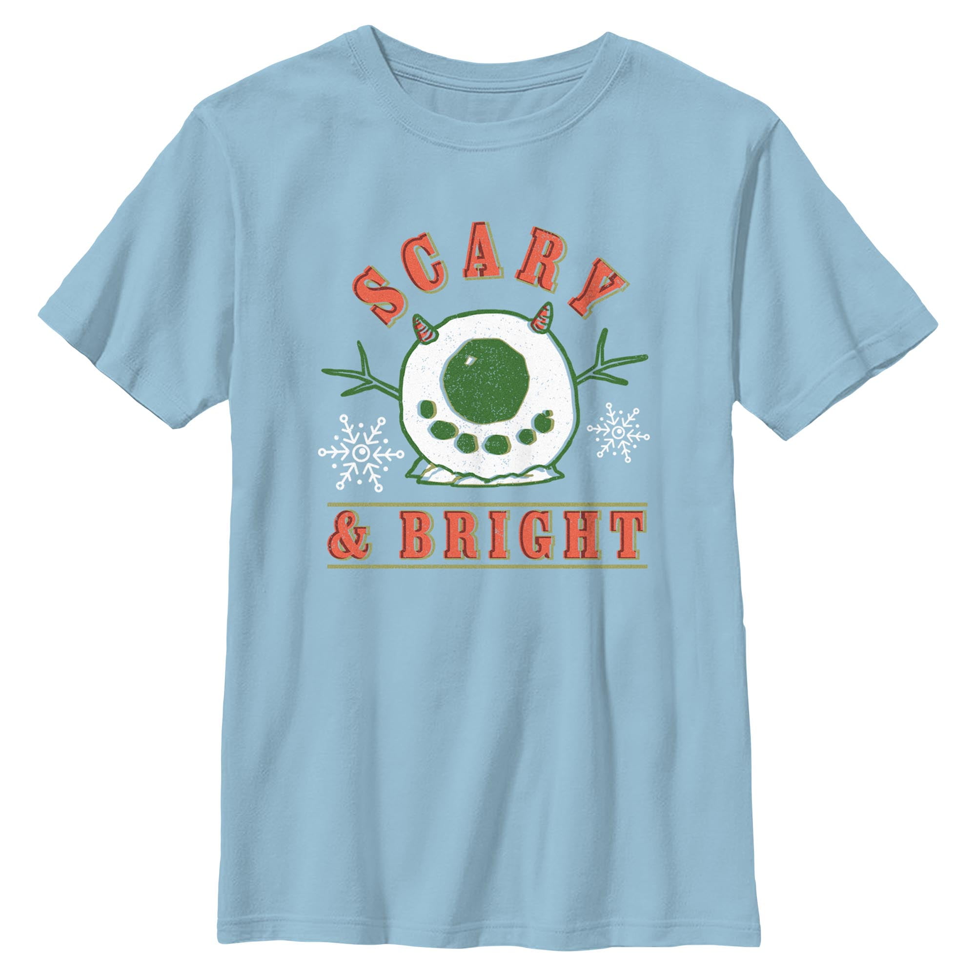 Boys Monsters Inc Scary And Bright Mike Snowball T Shirt - Walmart.com