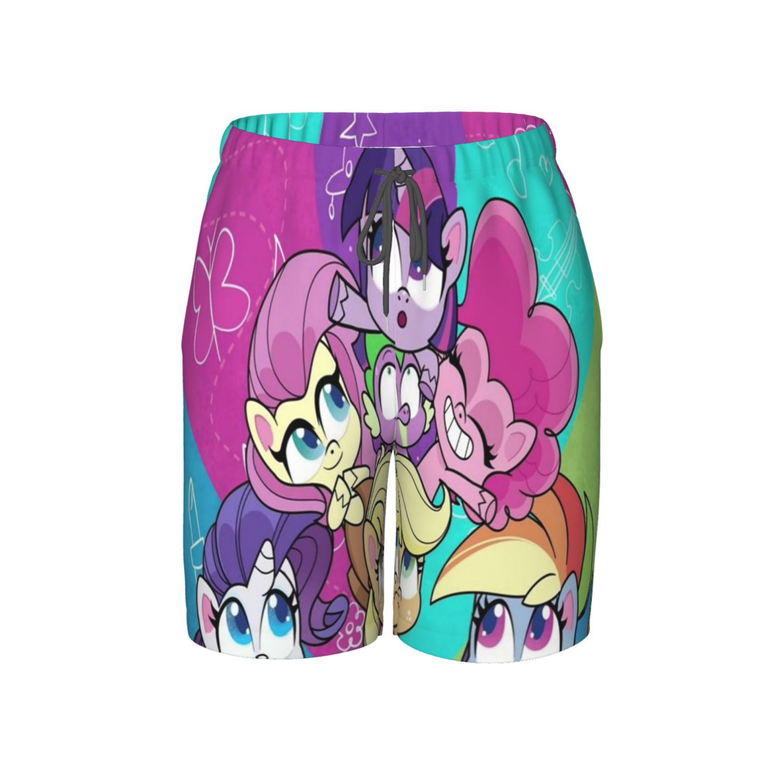 Boys My Lit-tle Pony Swim Trunks Mesh Liner Swim Shorts Quick Dry ...
