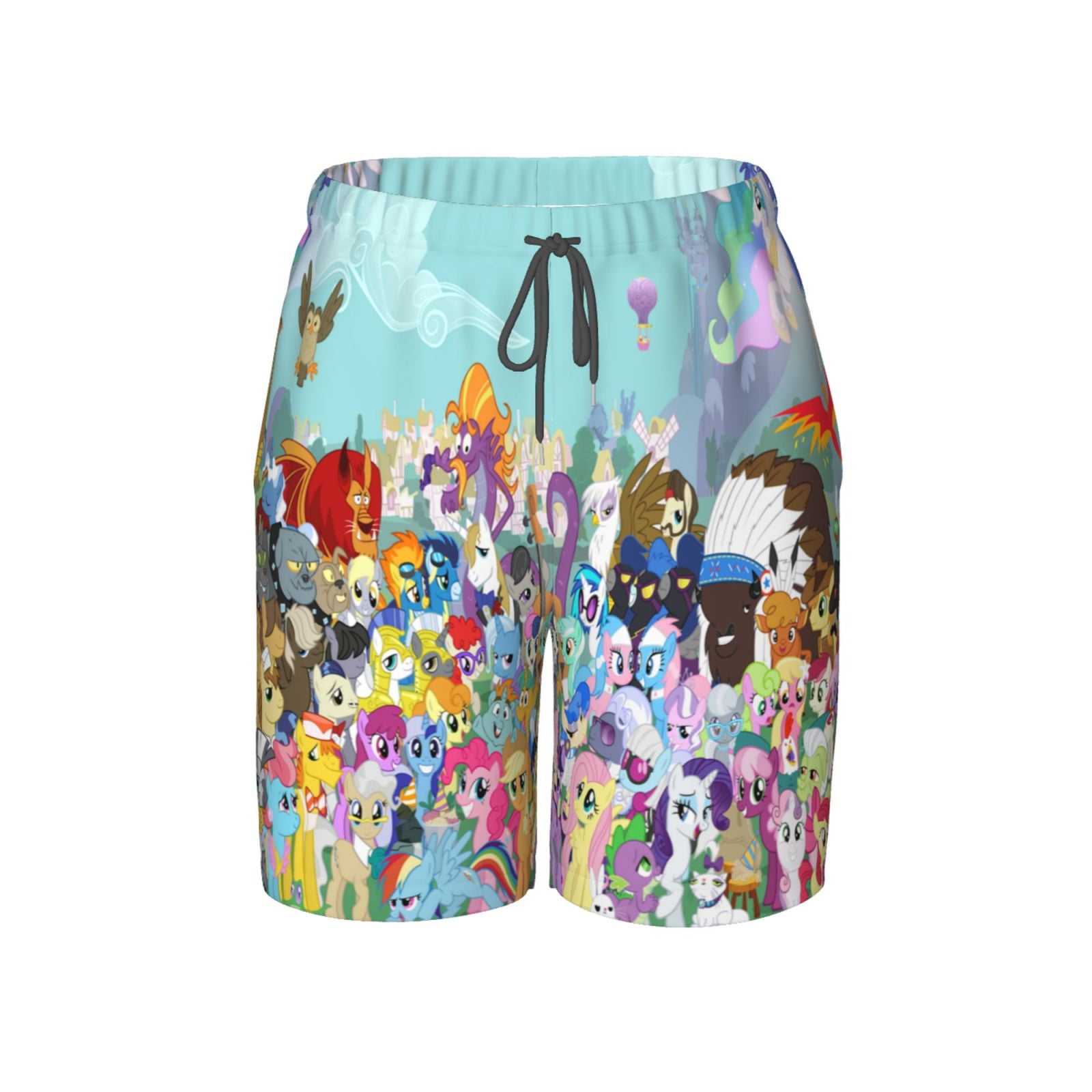 Boys My Lit-tle Pony Swim Trunks Mesh Liner Swim Shorts Quick Dry ...