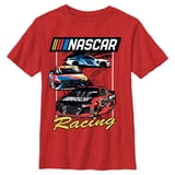 Boys NASCAR Racing Cars Retro Sketch T Shirt - Walmart.com