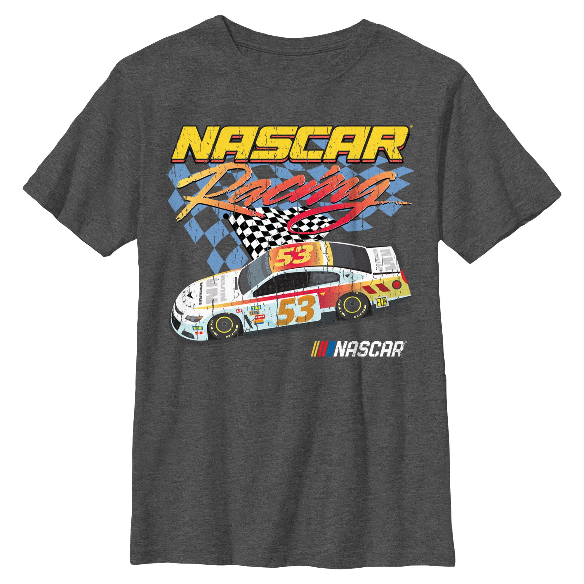 Boys NASCAR Retro Racing 53 Car T Shirt - Walmart.com