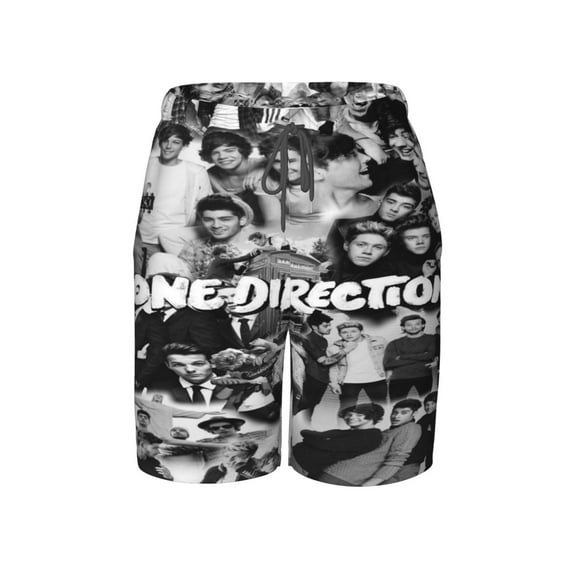 Boys One Direc-,Ti0n Swim Trunks With Mesh Liner Kids Cartoon Quick Dry ...