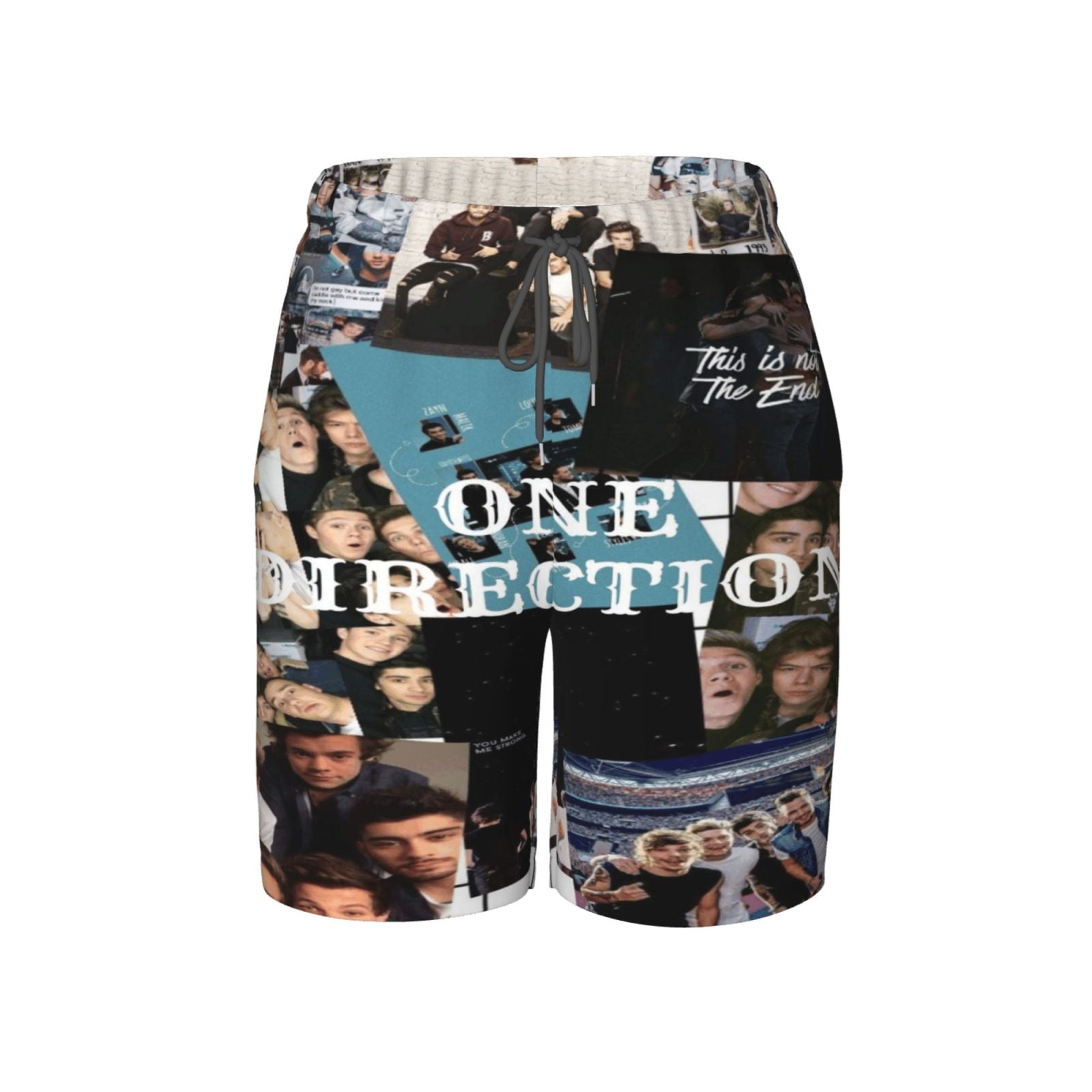 Boys One Direc-,Ti0n Swim Trunks With Mesh Liner Kids Cartoon Quick Dry ...