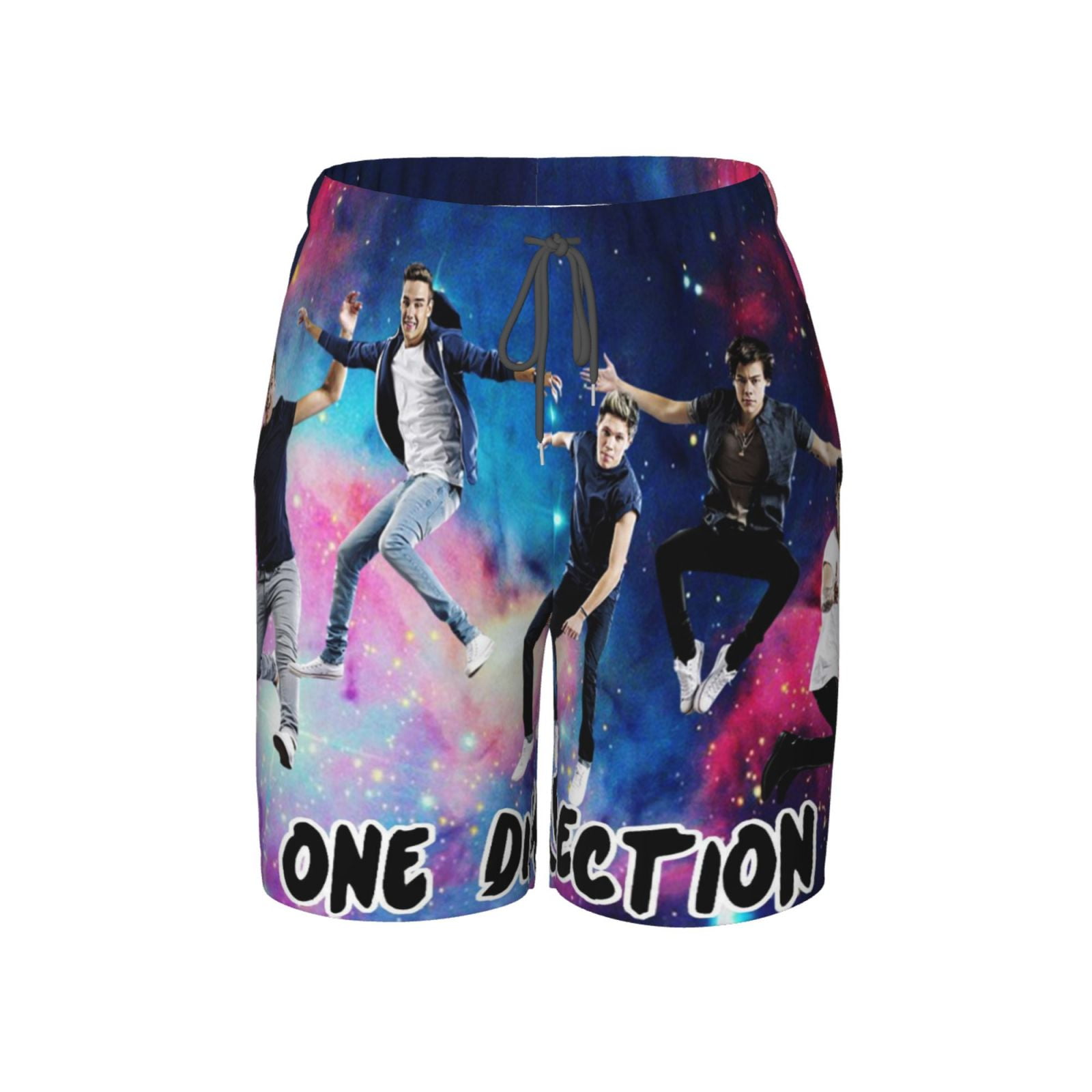 Boys One Direc-,Ti0n Swim Trunks With Mesh Liner Kids Cartoon Quick Dry ...