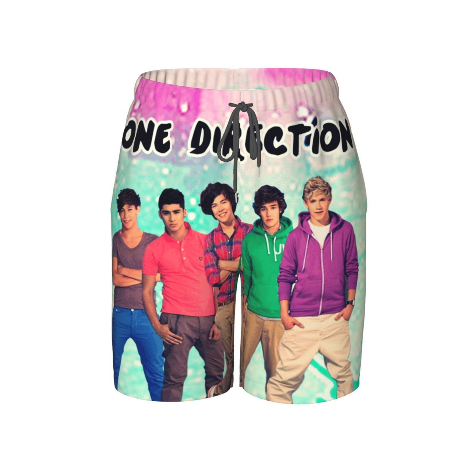 Boys One Direc-,Ti0n Swim Trunks With Mesh Liner Kids Cartoon Quick Dry ...