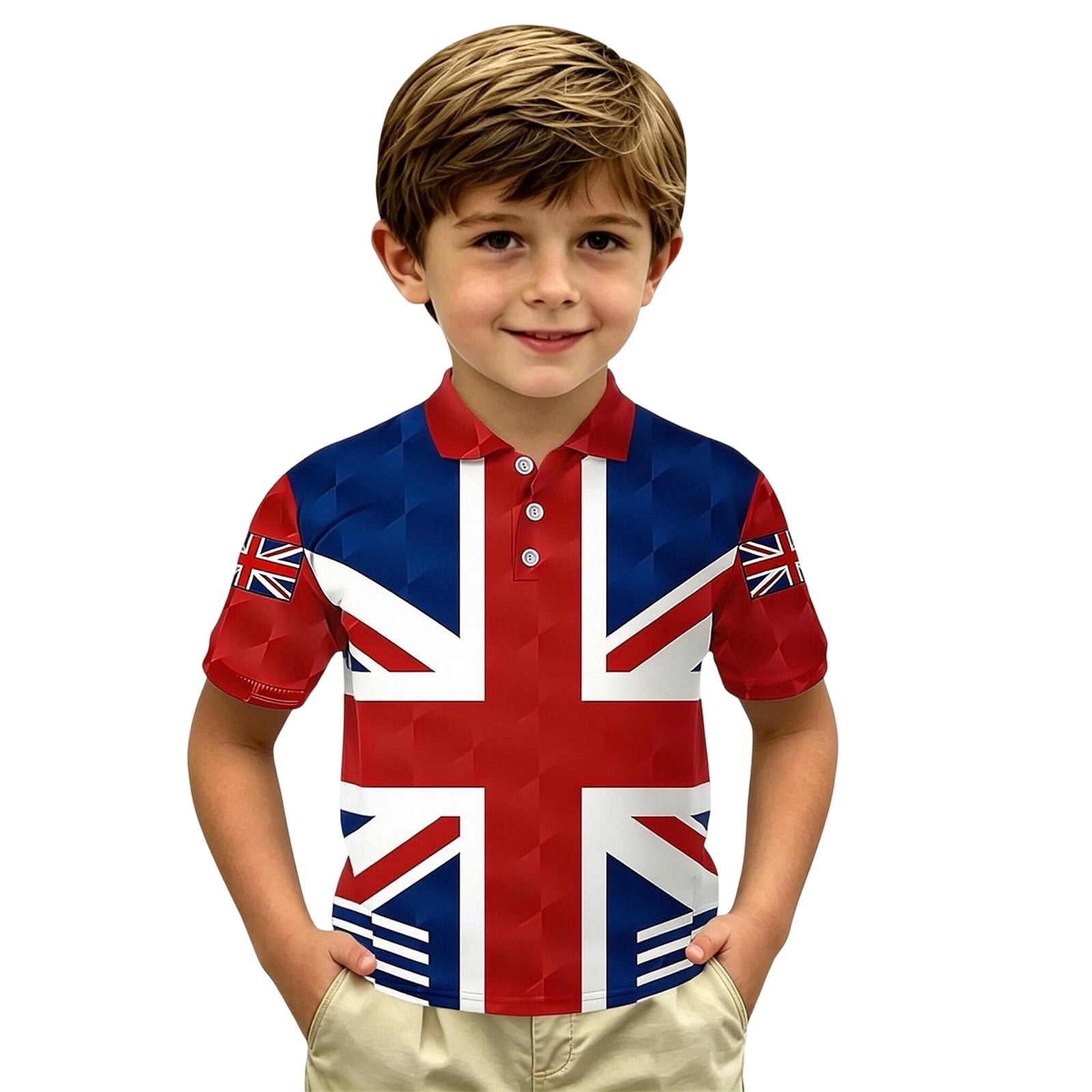 Boys Outdoor Tops British National Day Prin Patriotic Design Boys ...