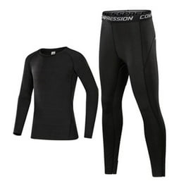 Athletic Works Boys Thermals Underwear Waffle Top Bottom Walmart