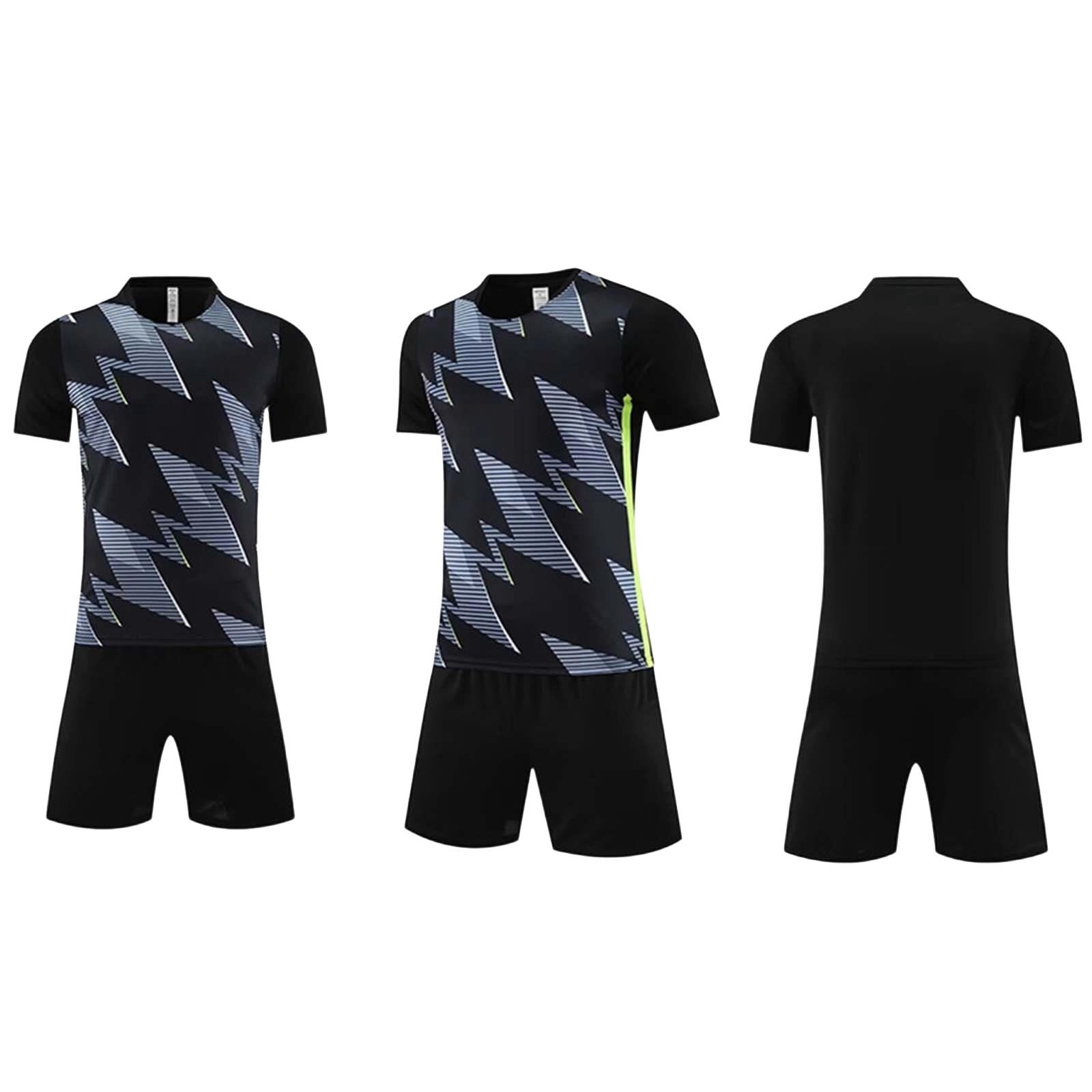Boys Outfit Sets Football Sports Quick Drying Training Shirt Shorts ...