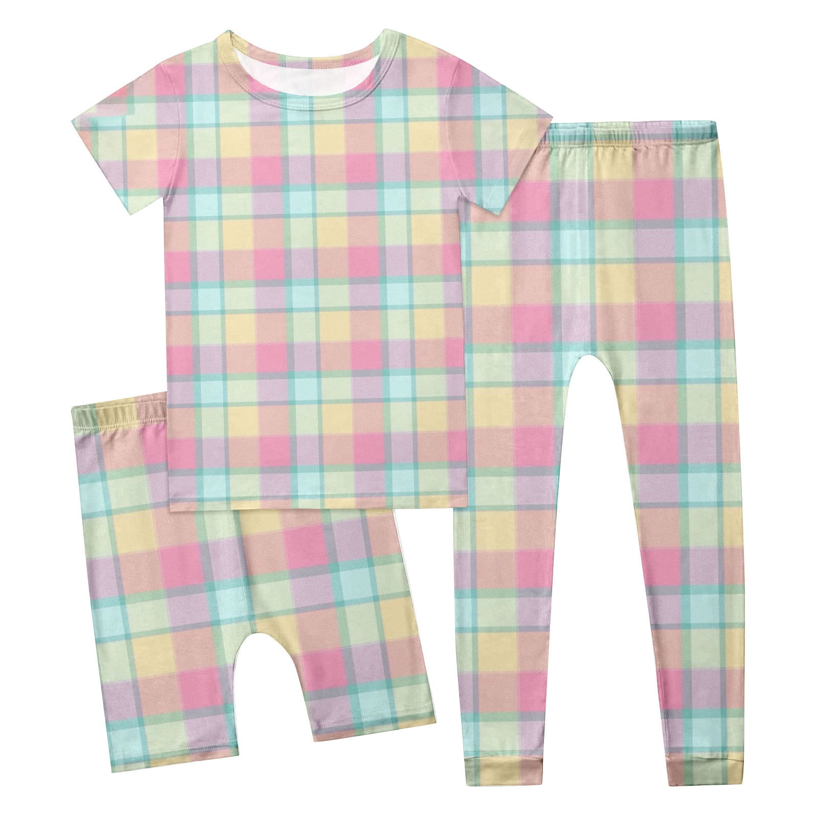 Boys Outfit Sets Kids Girls 3Pcs Unisex Toddler Short Shirt Pants ...