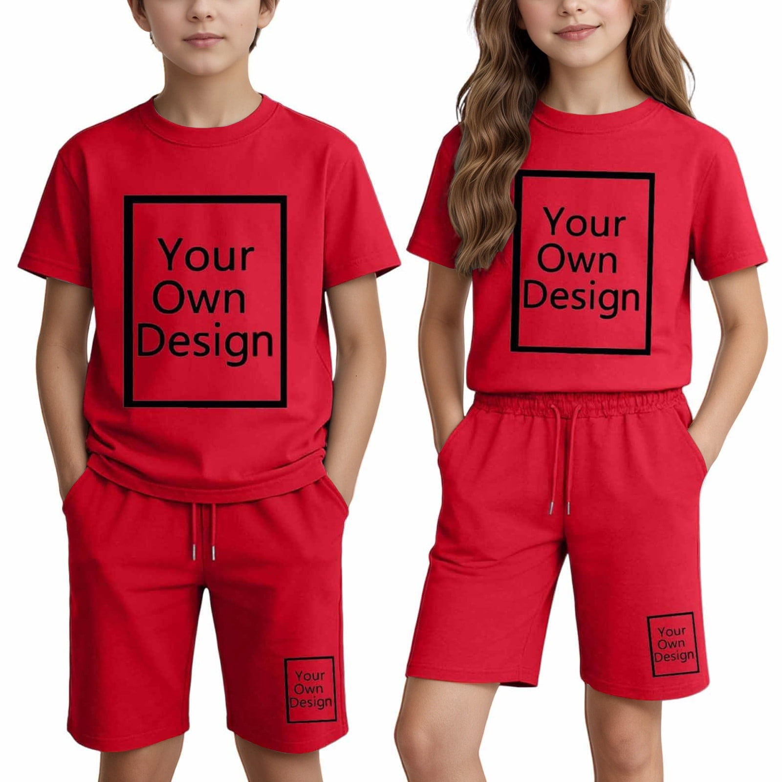 Boys Outfits Letter Print Crew Neck Short Sleeve T Shirt Tops And ...