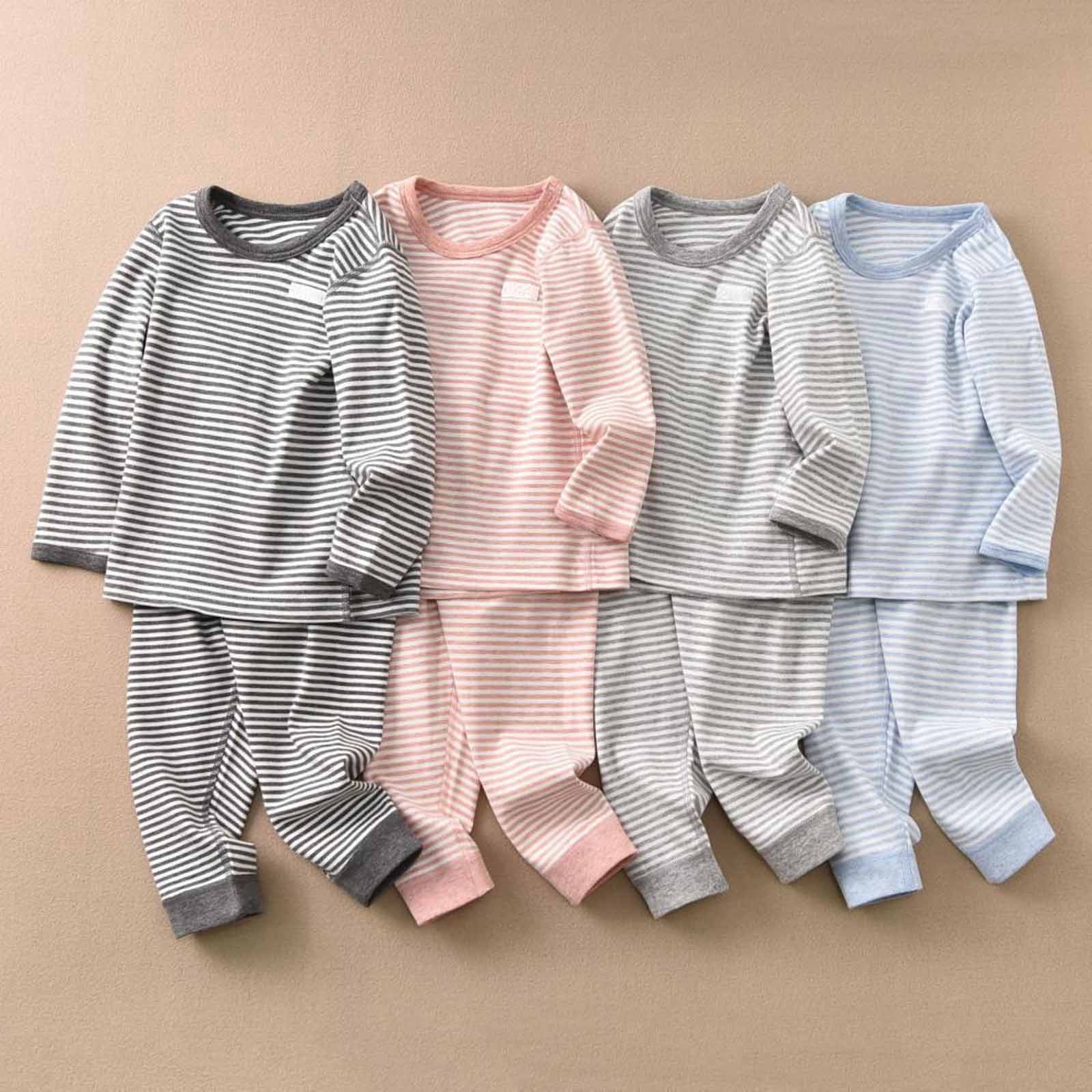 Boys Outfits Polka Dot Print Crew Neck Long Sleeve Top And Pants for ...